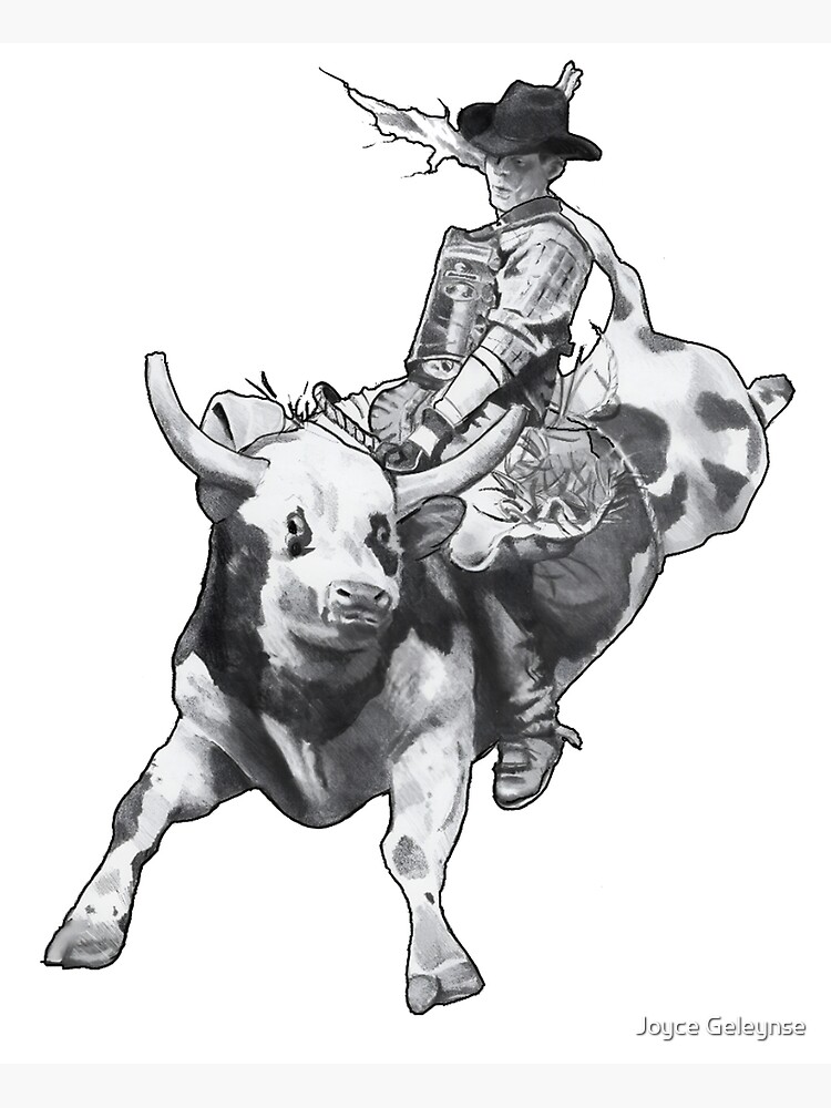 Rodeo Bull Simple Drawings