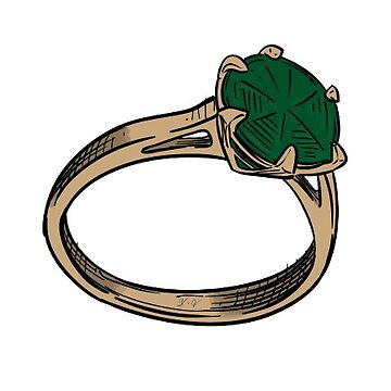 "Violet's Ring Onyx Storm" Sticker for Sale by Ryann Davis | Redbubble