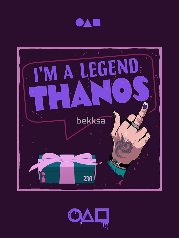 "SQUID GAME, Player 230. Thanos Squid Game. Squid Game Quotes. Thanos ...