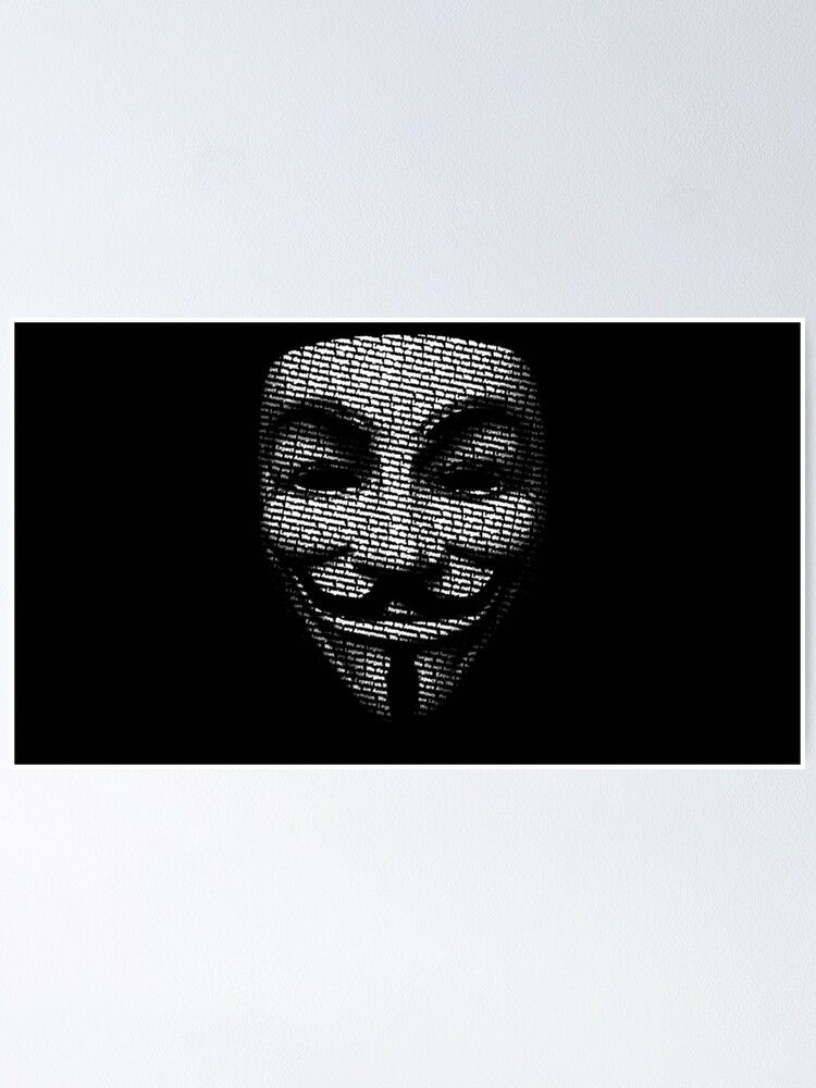 "Anonymous Art" Poster by Desire-inspire | Redbubble