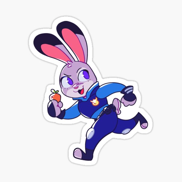 "Judy Hopps" Sticker by Fluchinick | Redbubble