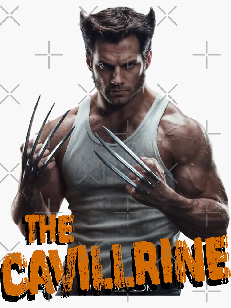 "Henry Cavill: THE CAVILLRINE" Sticker by Super-TS | Redbubble