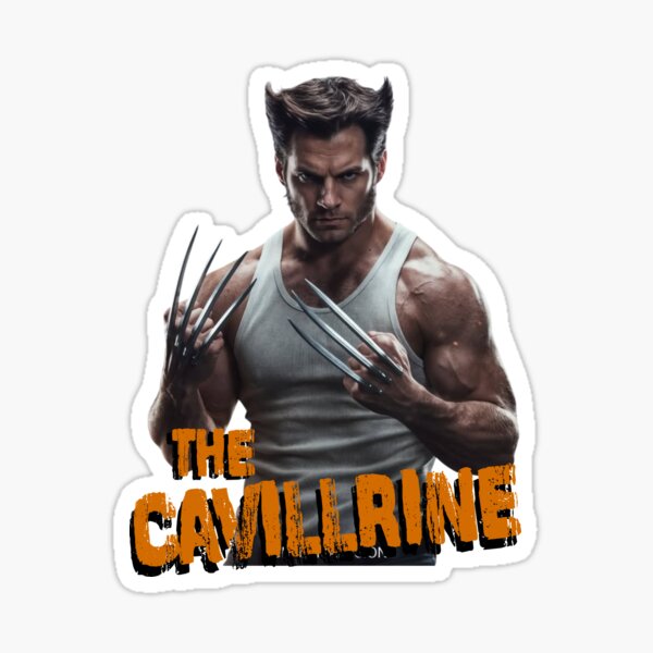 "Henry Cavill: THE CAVILLRINE" Sticker by Super-TS | Redbubble