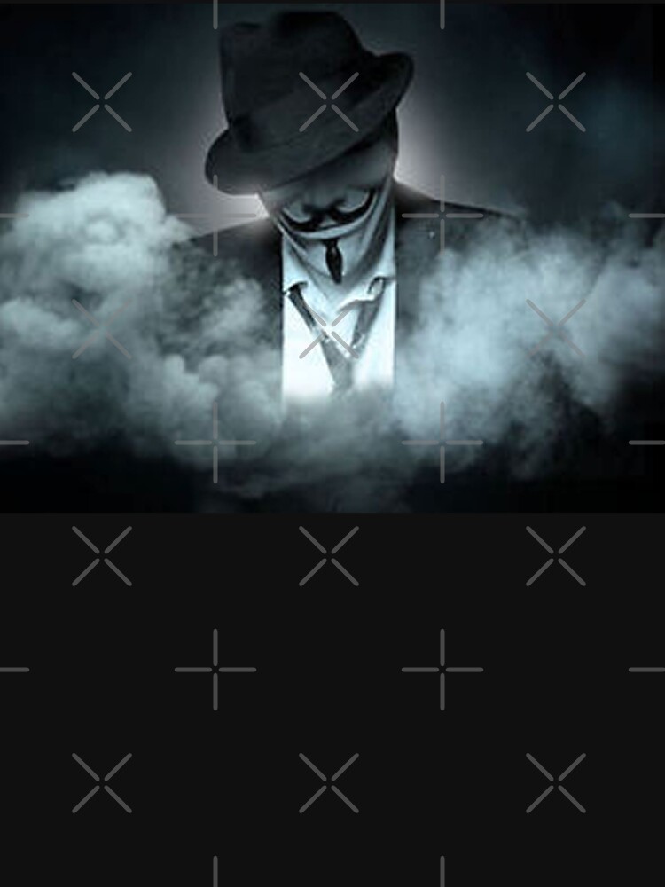 "Anonymous Mask Smoke Art" T-shirt for Sale by Desire-inspire ...