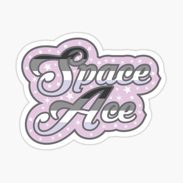 "Space Ace" Sticker for Sale by Shelby Wolf | Redbubble