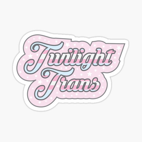 "Twilight Trans" Sticker for Sale by shelbywolf | Redbubble