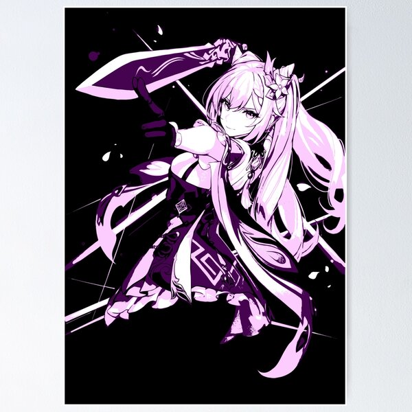 "Genshin Impact - Keqing" Poster for Sale by Zirxecs | Redbubble