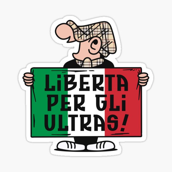 "Libertà per gli Ultras Andy Capp" Sticker for Sale by casualsofficial ...