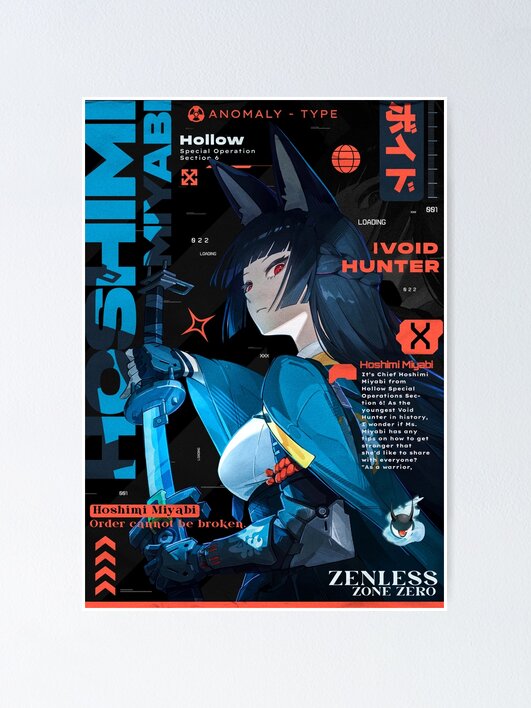 "POSTER - ZENLESS ZONE ZERO" Poster for Sale by solitudeGFX | Redbubble
