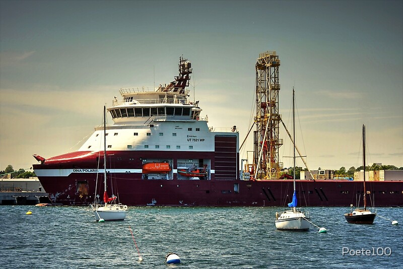 "Dina Polaris _ cargo ship!" by Poete100 | Redbubble