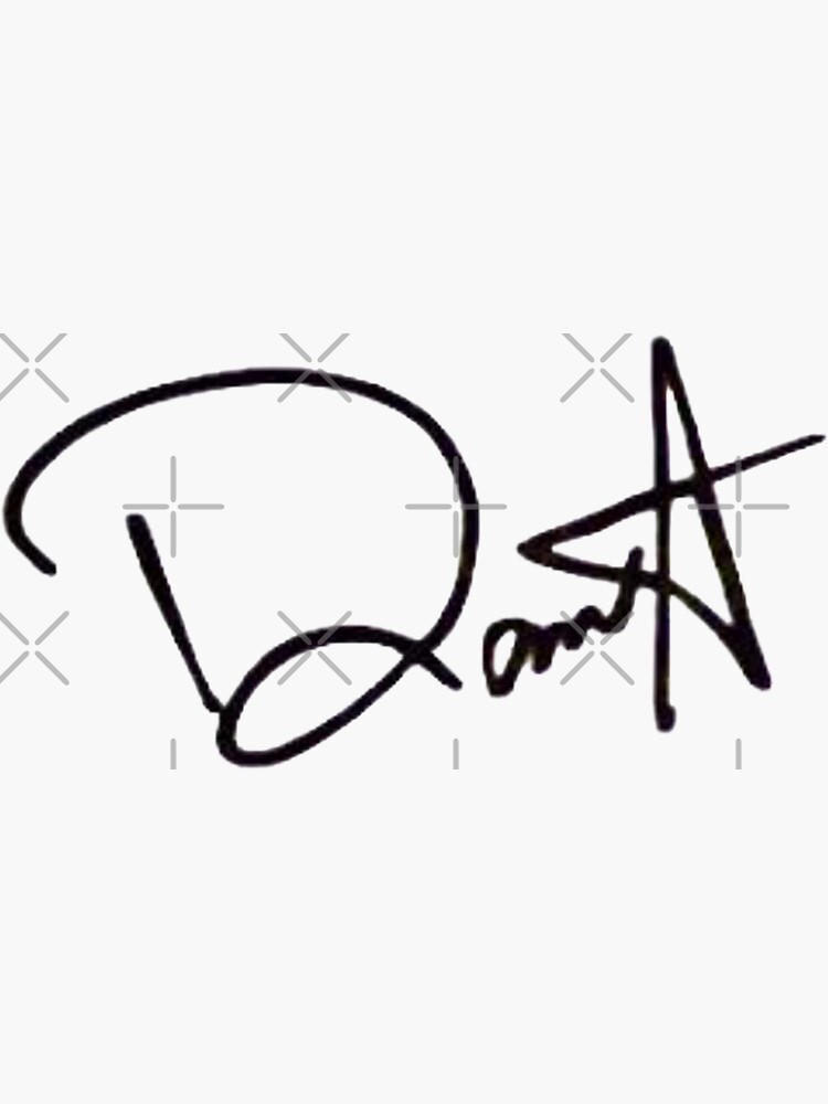 "Katseye Dani Daniela Autograph Signature Handwriting Art Marker ...
