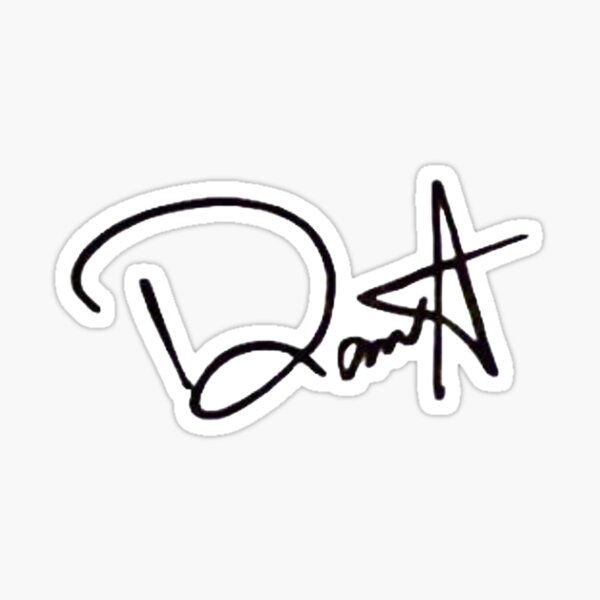 "Katseye Dani Daniela Autograph Signature Handwriting Art Marker ...