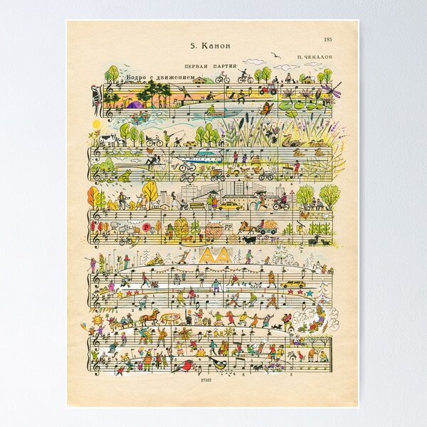 "Happy tunes" Poster for Sale by peopletoo | Redbubble