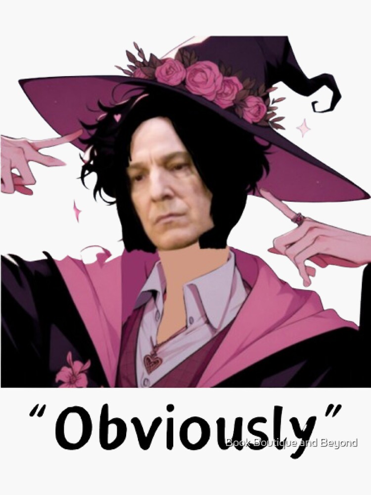 "Sassy Severus Snape" Sticker for Sale by Lorz56 | Redbubble