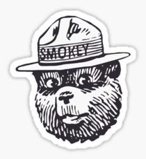 Smokey Bear Stickers | Redbubble