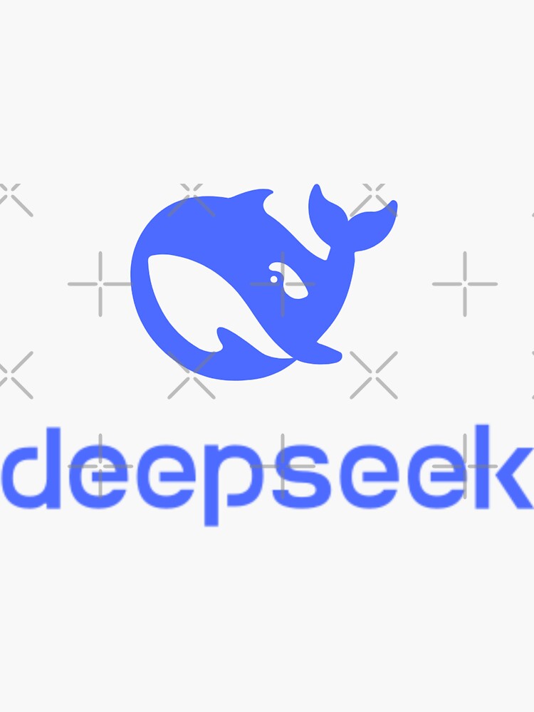 "Deepseek logo" Sticker for Sale by ChataMaroon | Redbubble
