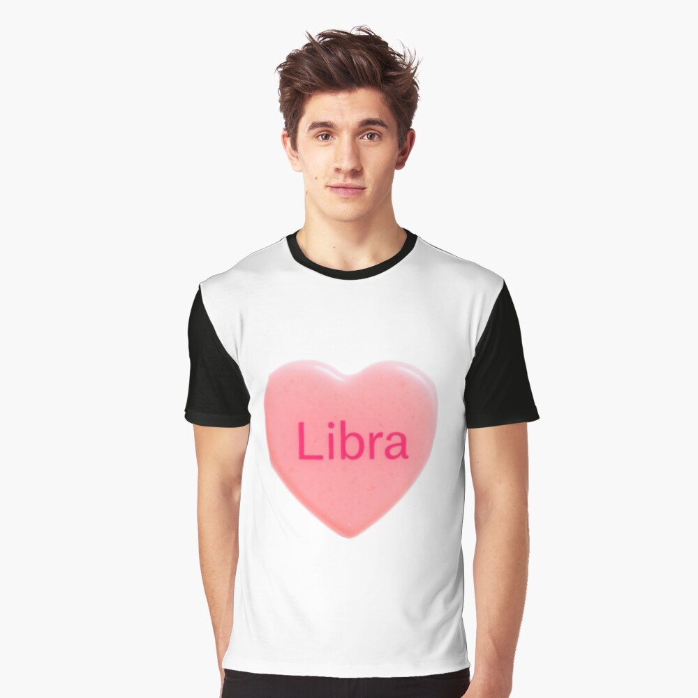 "Libra Heart Candy Sweetheart Zodiac Sign cute birthday" Sticker for ...