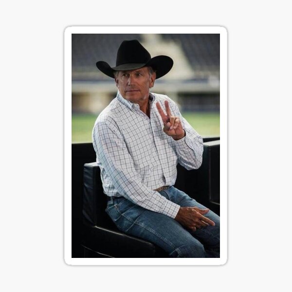 George Strait Stickers | Redbubble