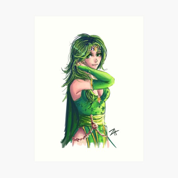 "Rydia (Final Fantasy IV)" Art Print for Sale by artworkbyjack | Redbubble