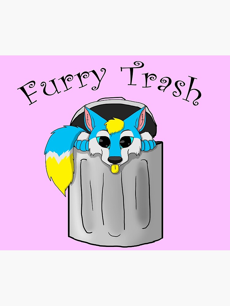 "Furry Trash" Art Print by christywoowoo | Redbubble