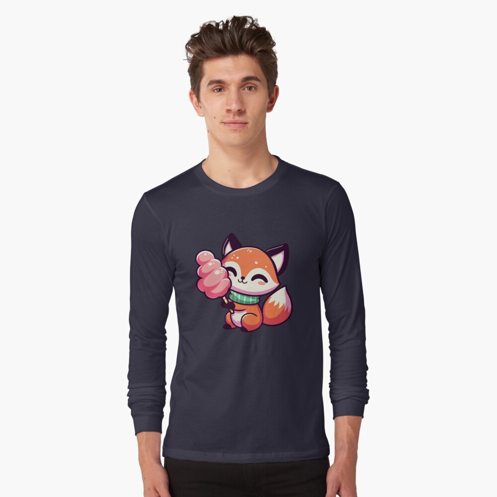 "Cotton candy fox" Sticker for Sale by Delidream | Redbubble