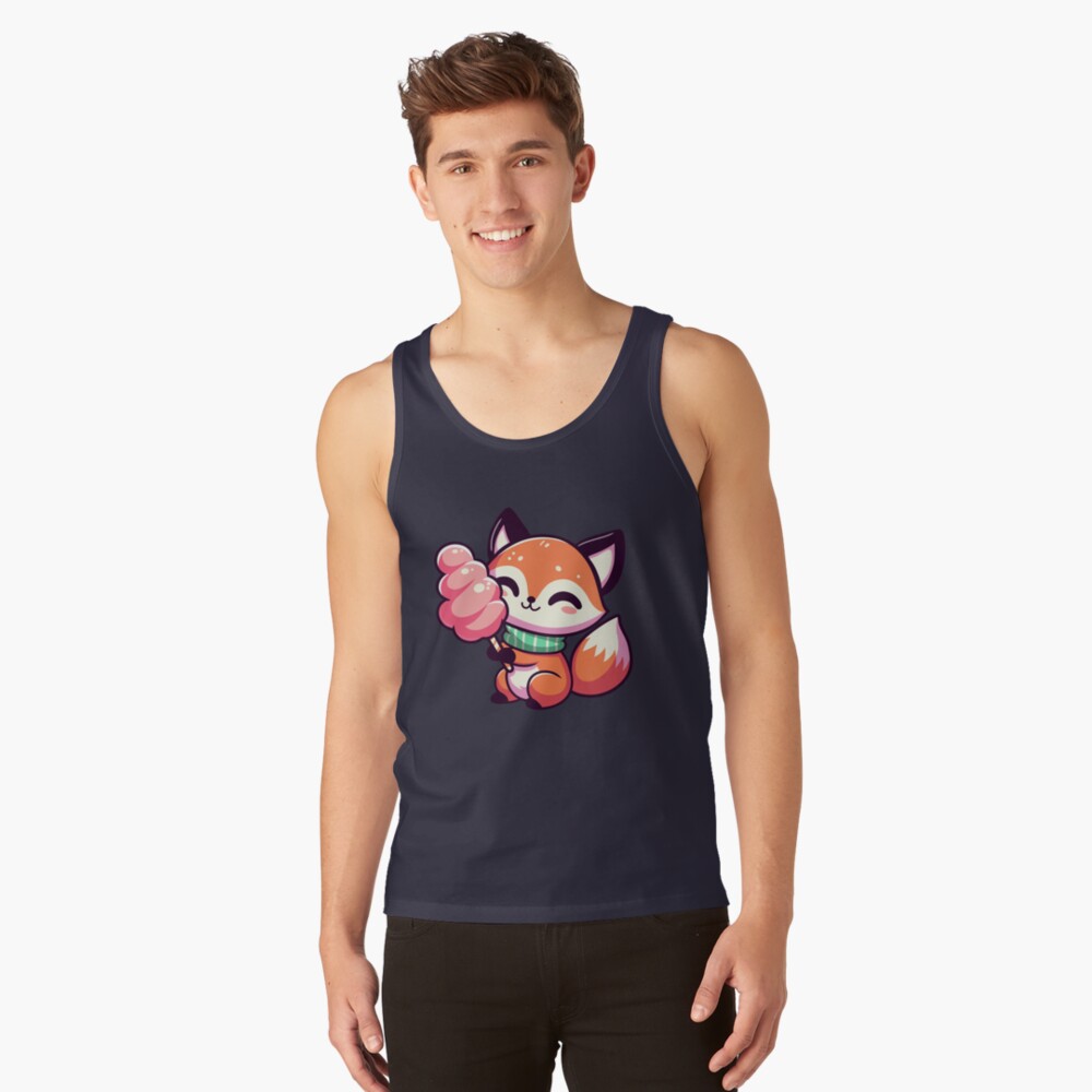 "Cotton candy fox" Sticker for Sale by Delidream | Redbubble
