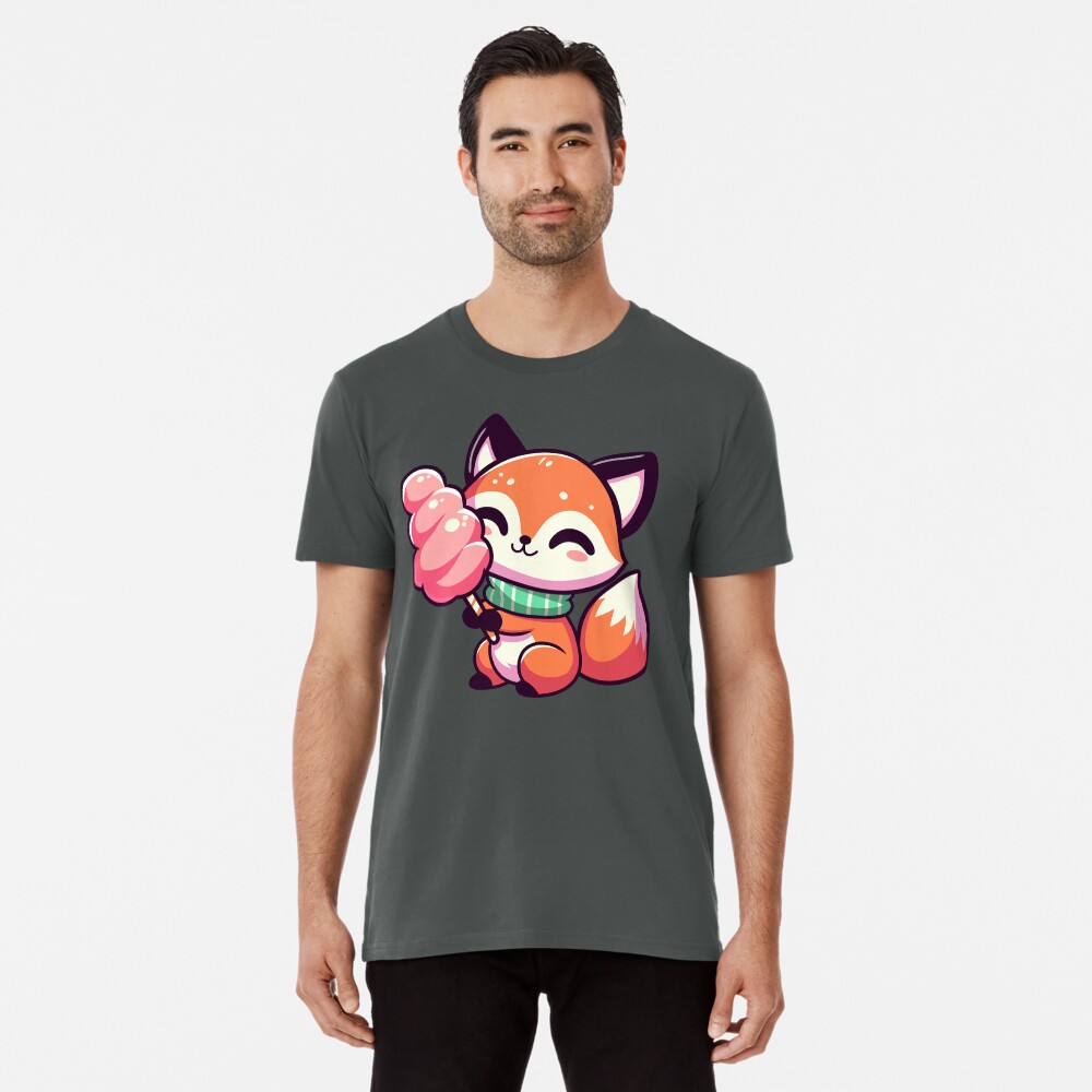 "Cotton candy fox" Sticker for Sale by Delidream | Redbubble