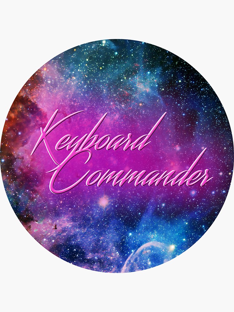 "Keyboard Commander Logo" Sticker for Sale by KeyboardCommand | Redbubble