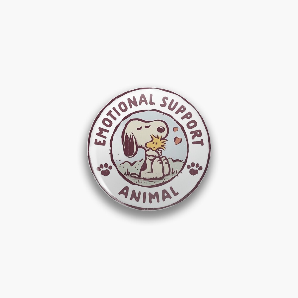 "Emotional support animal" Sticker by Rawwrs | Redbubble