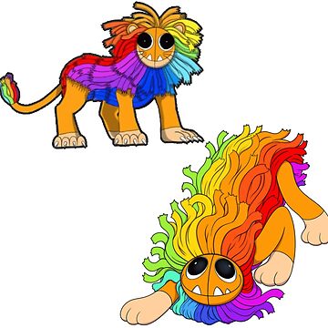 "Yarnaby Lion Poppy Playtime Chapter 4" Sticker for Sale by Marliesart ...