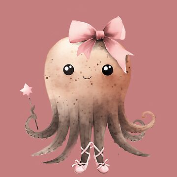 "Pretty Ballerina Princess Octopus" Sticker for Sale by UpsidedownFrog ...