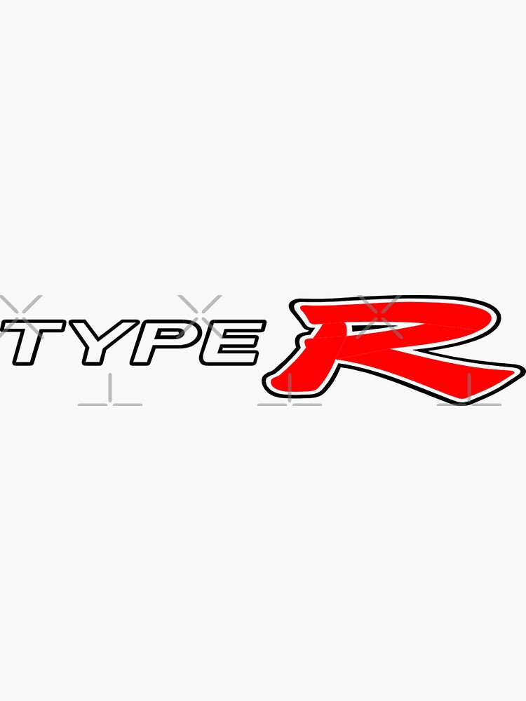 "Type R Logo" Sticker for Sale by psychlych | Redbubble