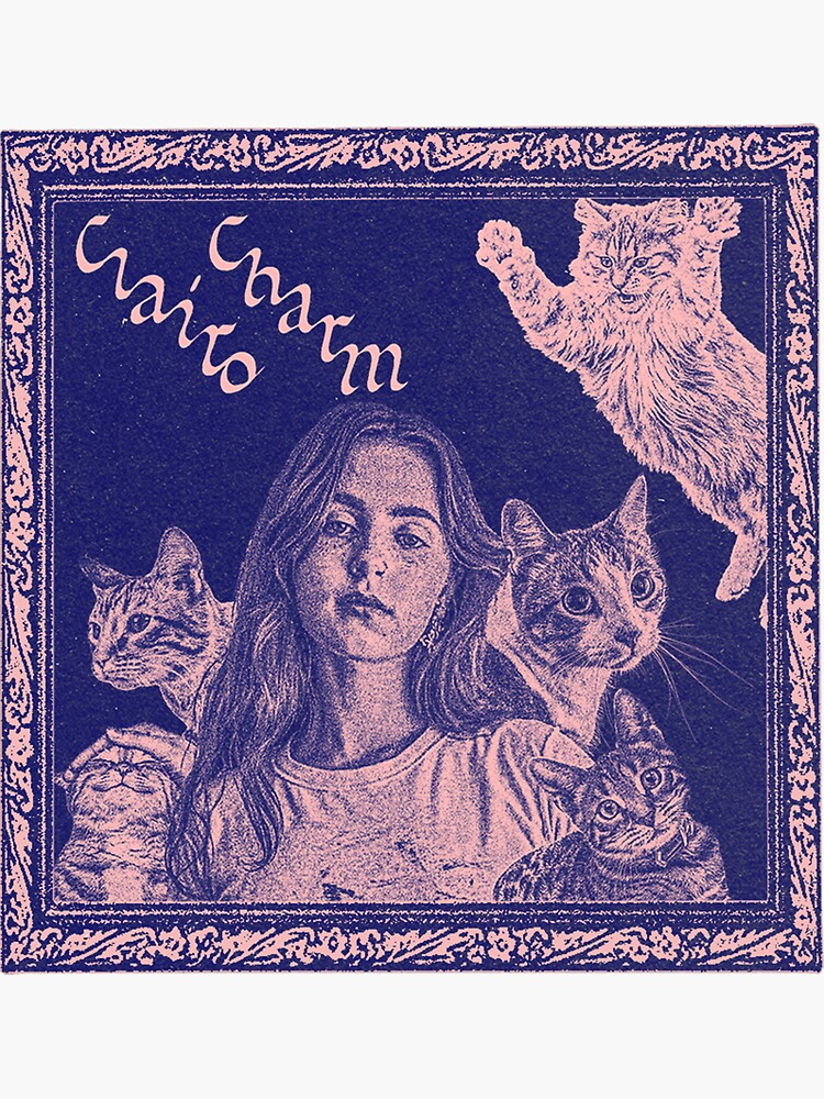 "CLAIRO CATS CHARM FRAME VINTAGE DESIGNS" Sticker for Sale by Nofal Nrk ...