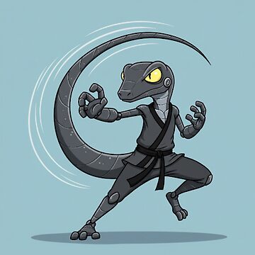 "Ninja Lizard" Sticker for Sale by jp80xx | Redbubble
