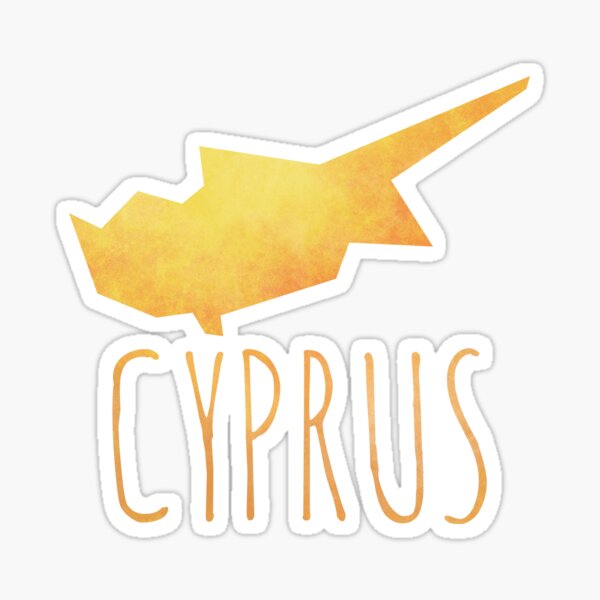 "cyprus" Sticker for Sale by Motivburg | Redbubble