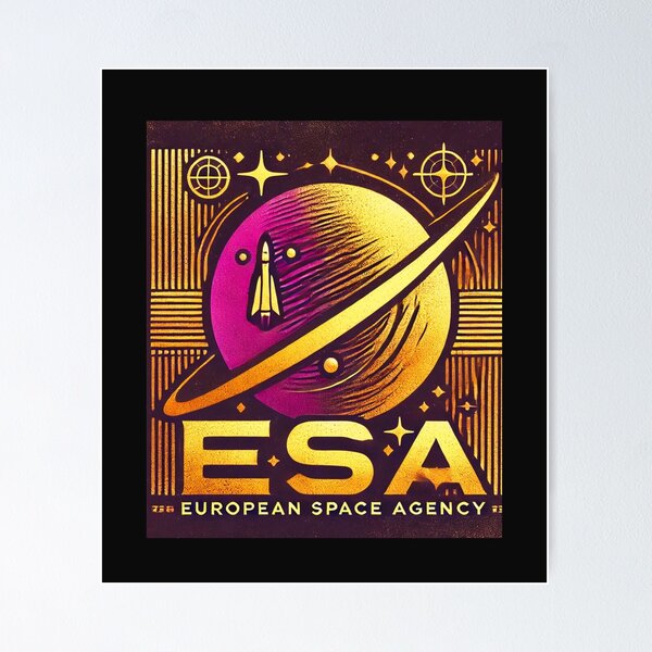 "esa" Poster for Sale by TEEJAMBOREE | Redbubble