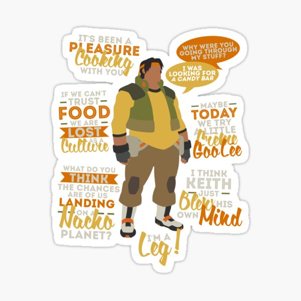 "Hunk Quotes" Sticker for Sale by ZeroKara | Redbubble