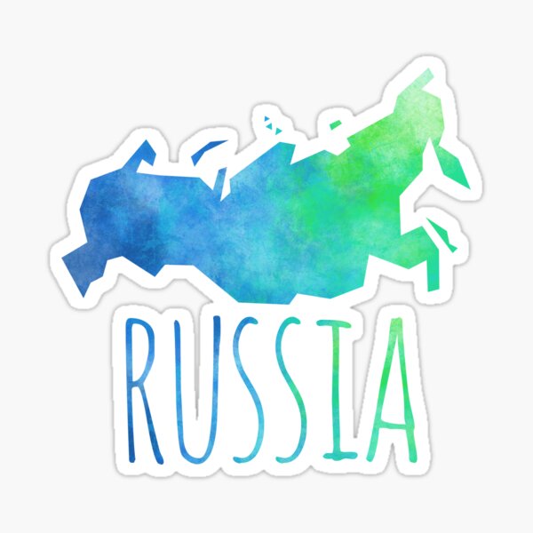 "russia" Sticker for Sale by Motivburg | Redbubble