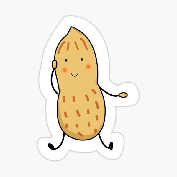 "peanut" Sticker for Sale by Sydneycc | Redbubble