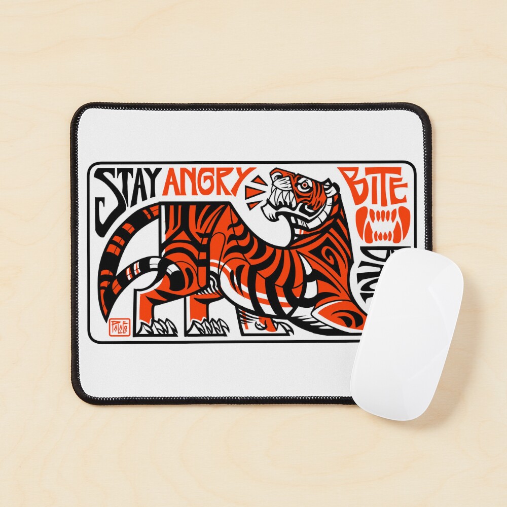 "Stay Angry, Bite Back (Light Shirt Variant)" Sticker for Sale by ...