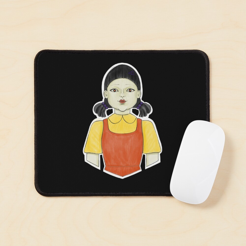 "Squid Game Young-hee Red Light, Green Light Doll" Sticker for Sale by ...