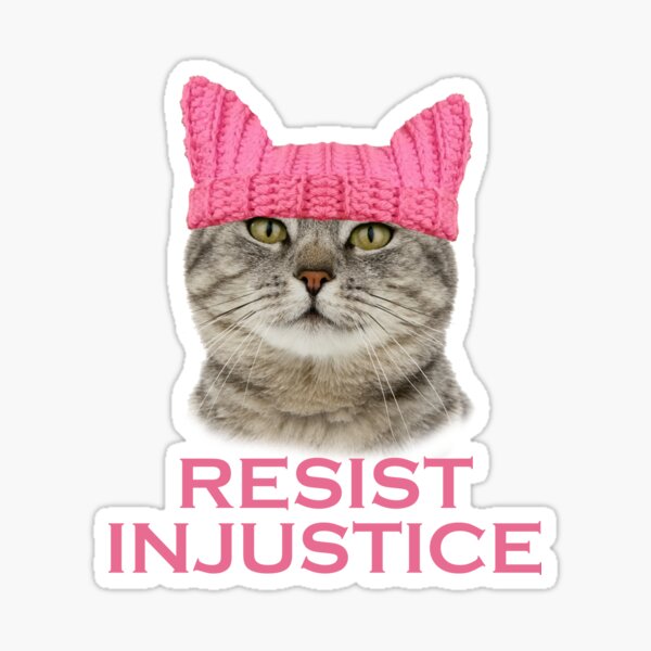 "Resist Injustice" Sticker by wilsonellis | Redbubble