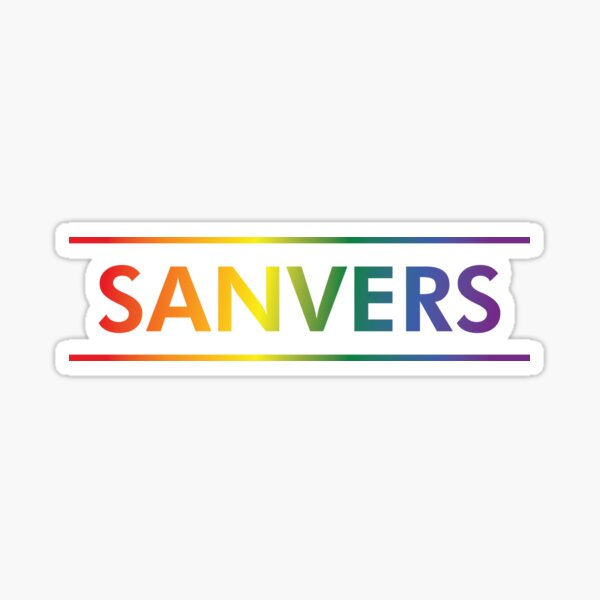 "Sanvers (Pride Edition #2)" Sticker by cheyennejiayun | Redbubble