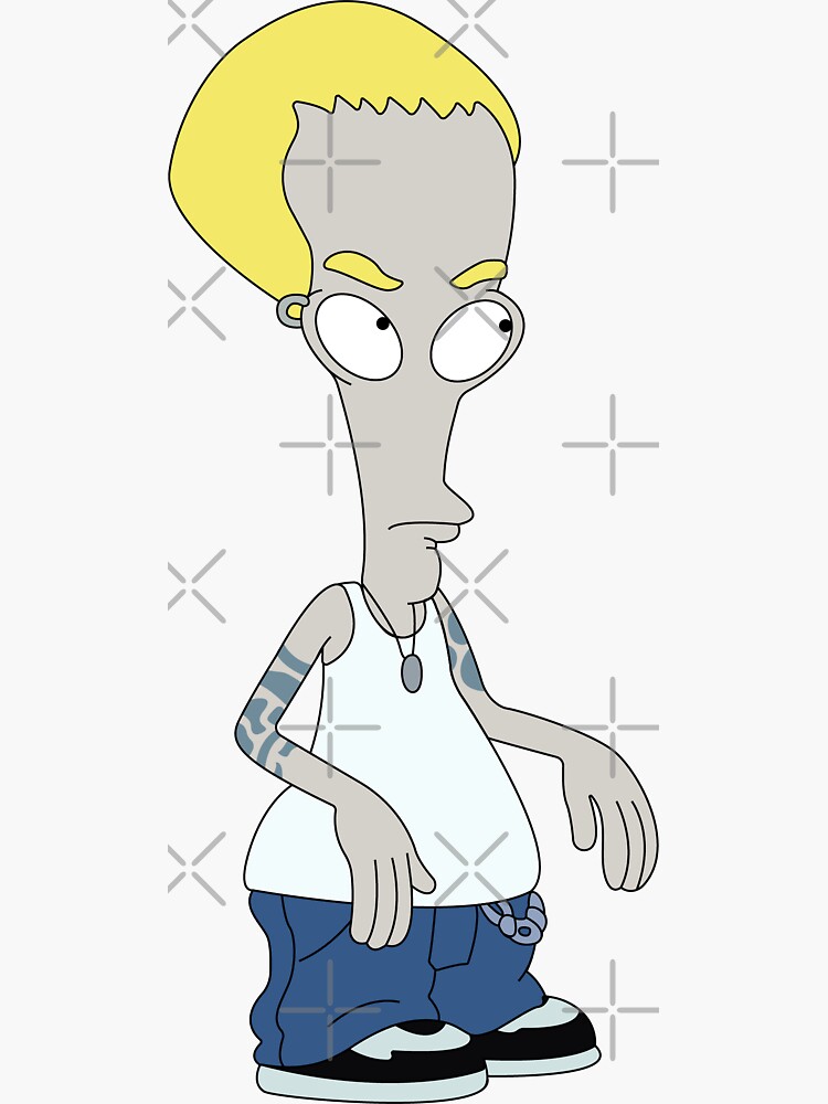 "Kevin Ramage ( Roger the Alien Persona)" Sticker for Sale by ...