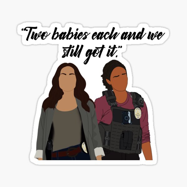 "Angela Lopez and Nyla Harper The Rookie" Sticker for Sale by mental ...