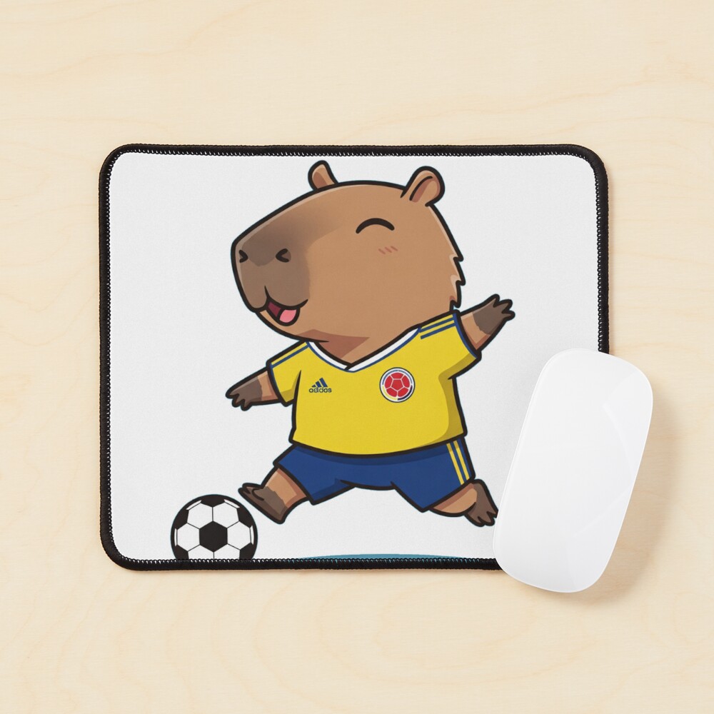 "Colombian capybara footballer" Sticker by SolArch | Redbubble