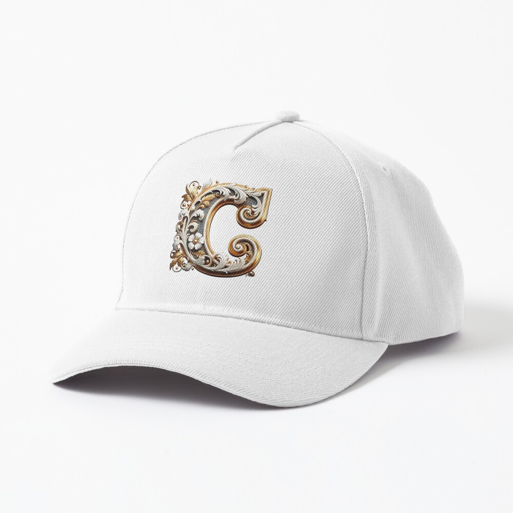"Elegant Gold Letter C - Luxurious Monogram Design for a Timeless Touch ...