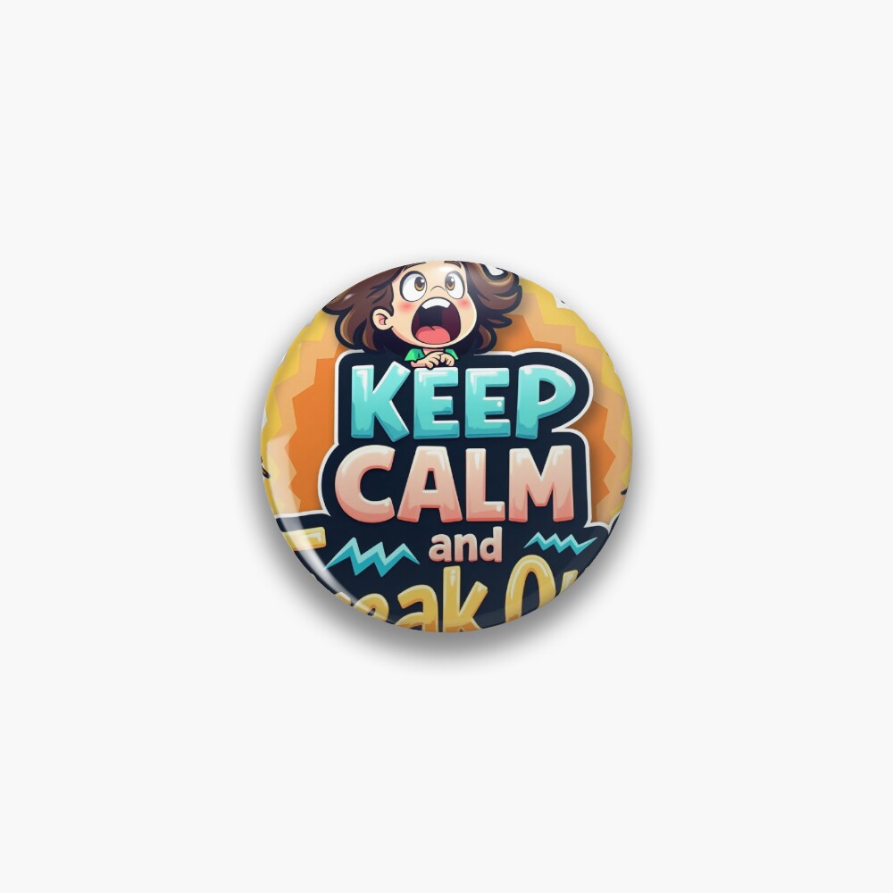 "Keep Calm and Freak Out Sticker" Sticker for Sale by JossDesign15 ...