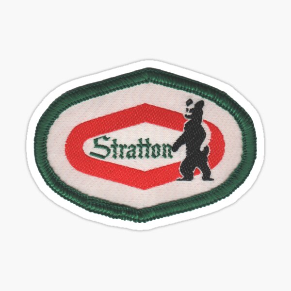 "Stratton Mt Vermont ski resort from image of vintage ski patch ...