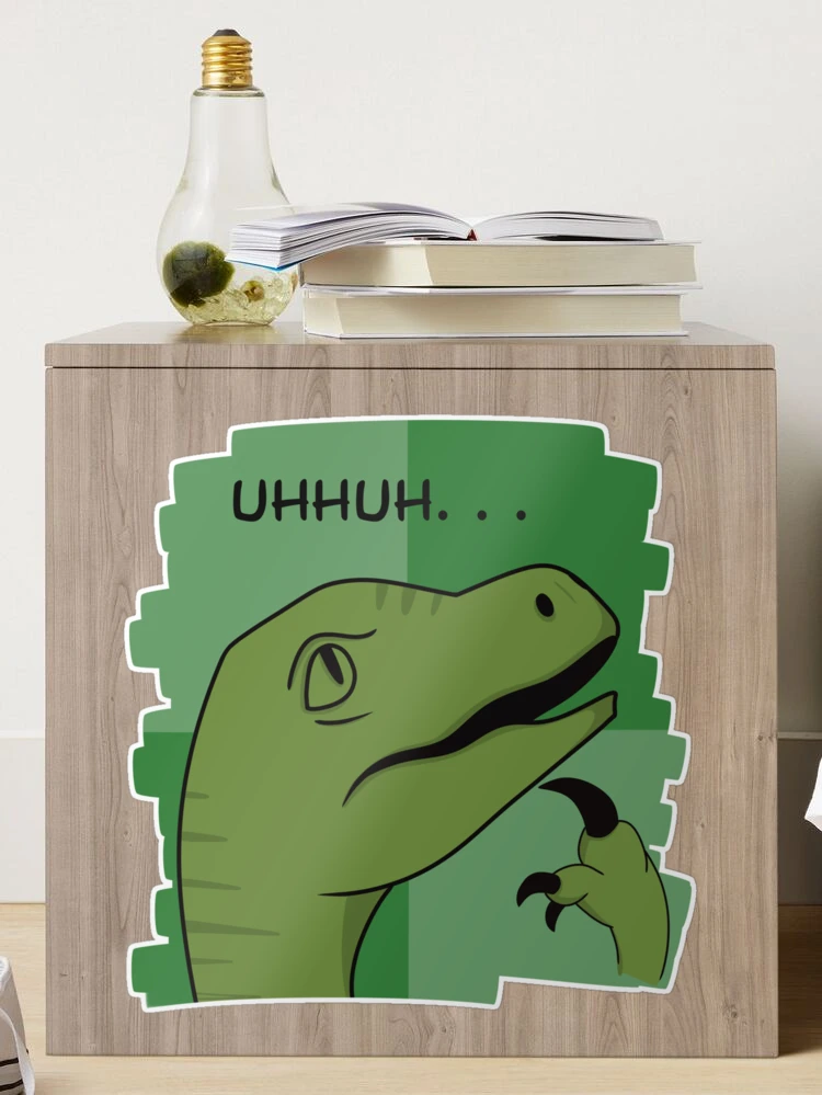 Deep Thinking Raptor Meme